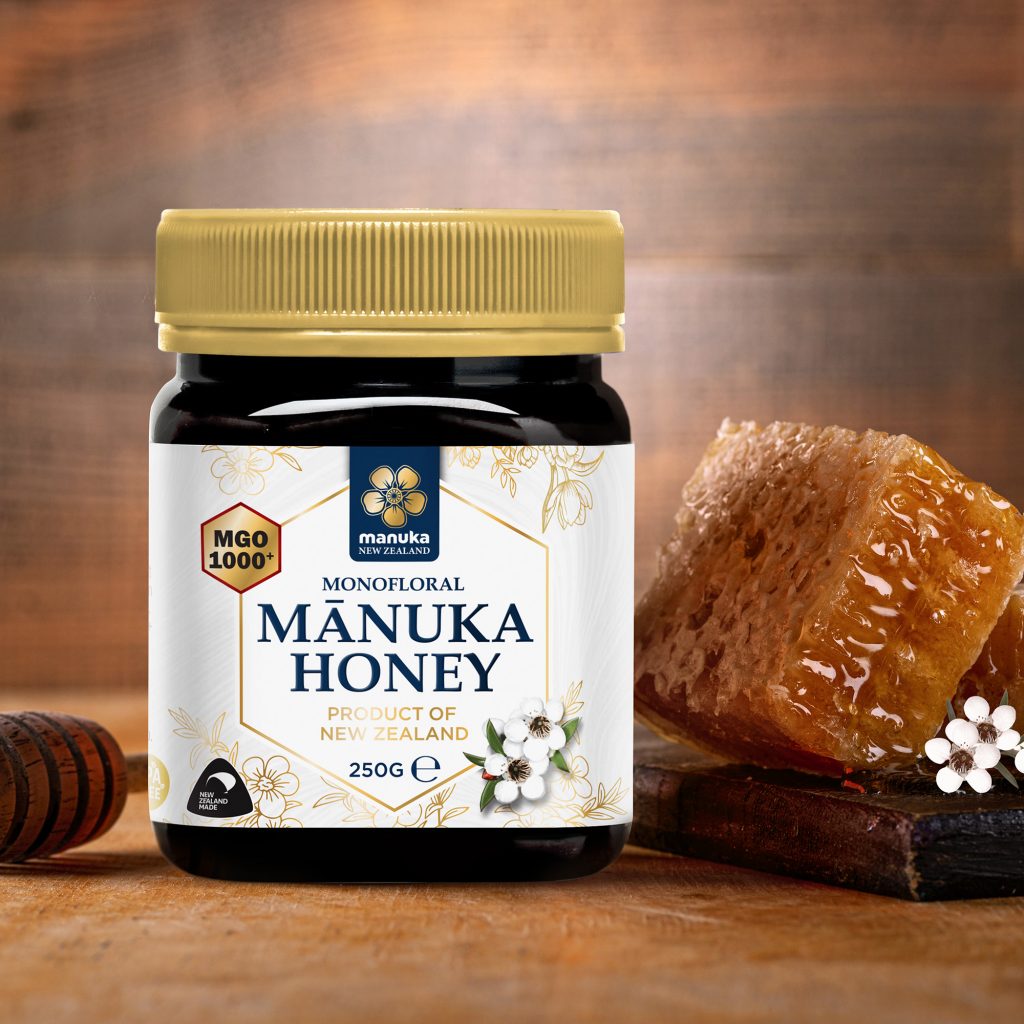 Monofloral MGO 1000+ Manuka Honey cruda "raw" (250 g) - Manuka World